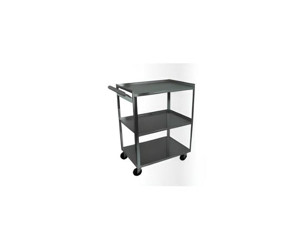 Stainless Steel 3 Shelf Cart With Handle – MED FAITH HEALTHCARE SUPPLIES UK