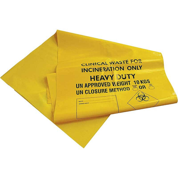 Clinical Waste Sacks (Pack of 25), Max 10kg – MED FAITH HEALTHCARE SUPPLIES